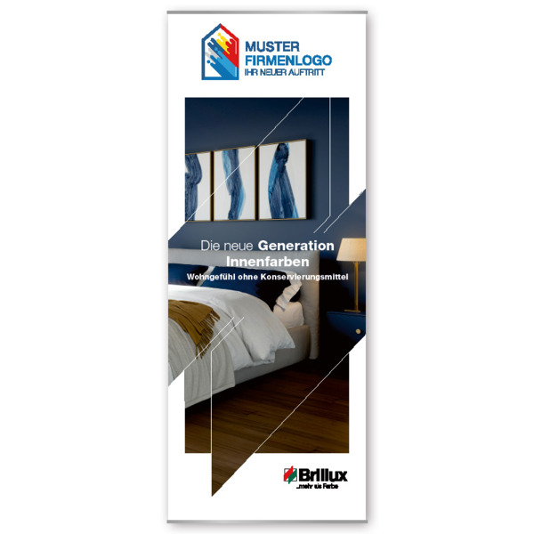brillux.de: Roll-up-Banner "Wohngefühl ohne Konservierungsmittel"